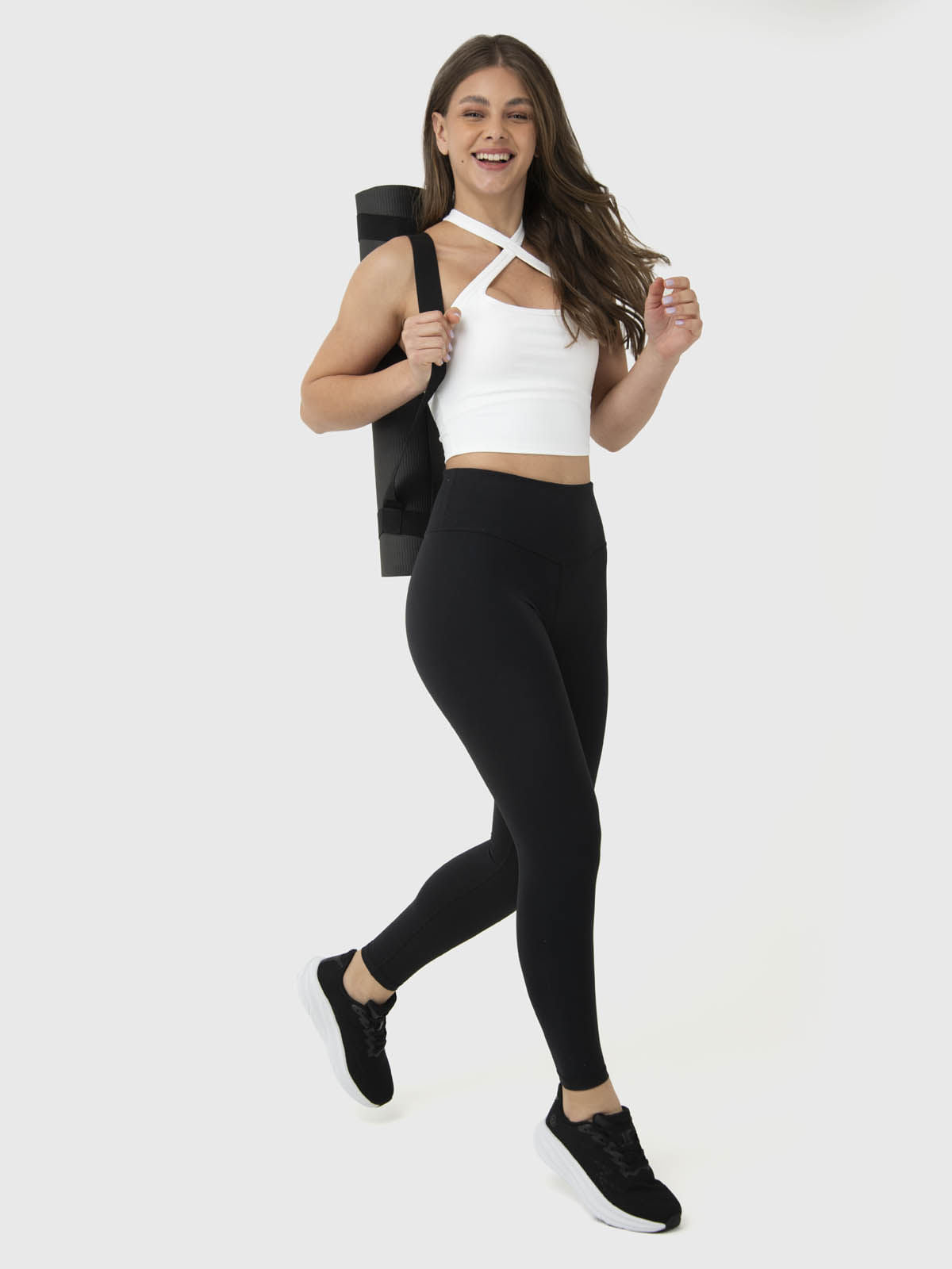 Peto Mujer Cross Back Blanco | BSoul Chile